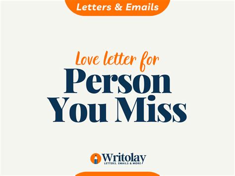 I Miss You Letter 5 Heart Touching Template Writolaycom