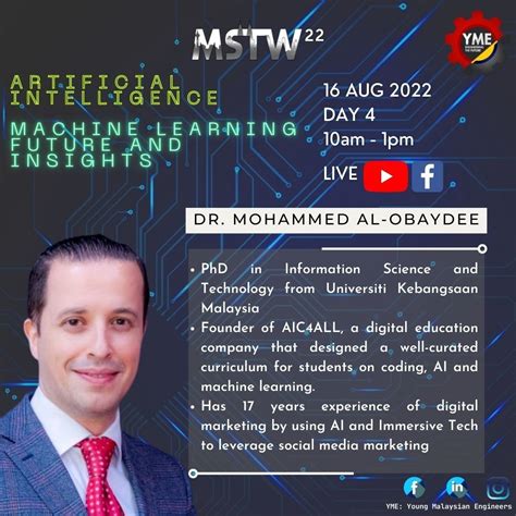 Mohammed Al Obaydee Phd On Linkedin Mstw22 Machinelearning