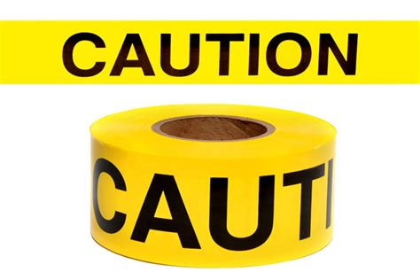 Caution Repulpable Barricade Tape Pt1rt