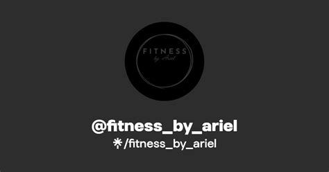 Fitnessbyariel Linktree