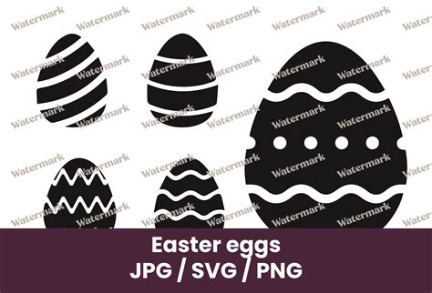 Easter Eggs Cricut Cut Graphic By Del23designs · Creative Fabrica