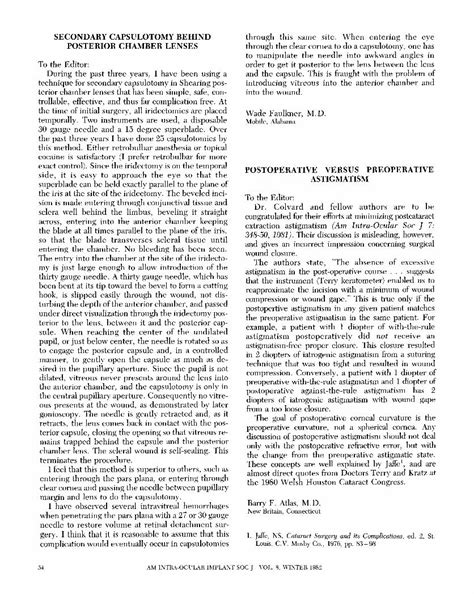 Pdf Secondary Capsulotomy Behind Posterior Chamber Lenses Dokumen Tips