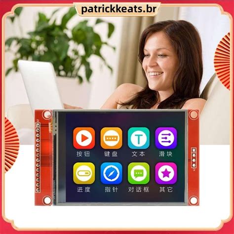 Módulo De Tela Lcd 240x320 Spi 28 Polegadas Tft Display Porta Serial 51 Drive Ili9341v Stm32 De