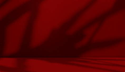 붉은 그림자 배경 추상적인 질감 스튜디오 룸 벽 빛 오버레이 나뭇잎 바닥 어두운 그런지 시멘트 대리석 로프트 인테리어 패턴 종이