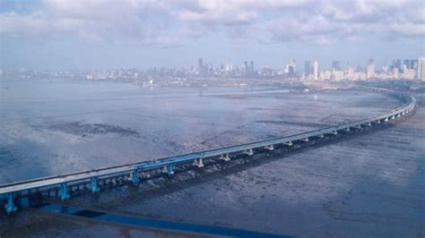 Indias Longest Sea Bridge Mumbai Trans Harbour Link To Be Opened For