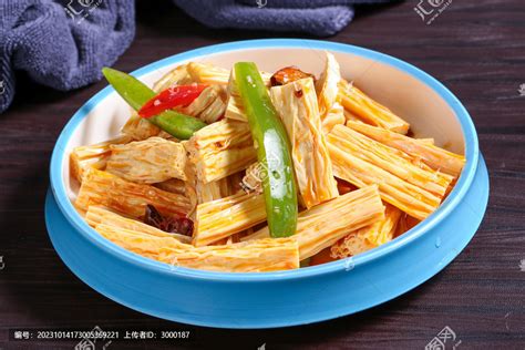 凉拌腐竹中国菜系食品餐饮摄影素材汇图网