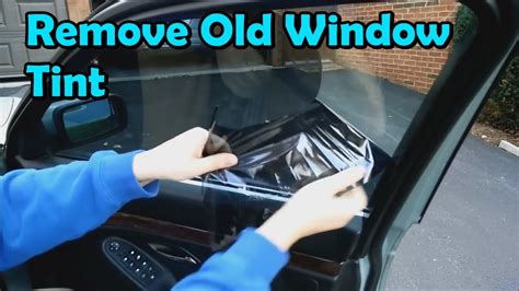 How To Remove Old Window Tint Without Heat YouTube