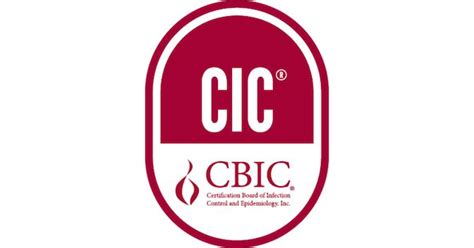 Certified In Infection Control Cic® Was Issued By Certification Board