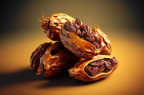 Premium Ai Image Fruit Dried Dates