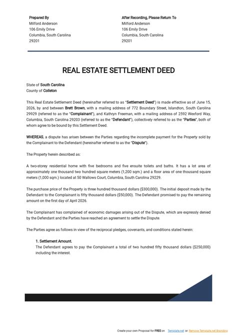 Settlement Statement Real Estate Template At Robert Seitz Blog