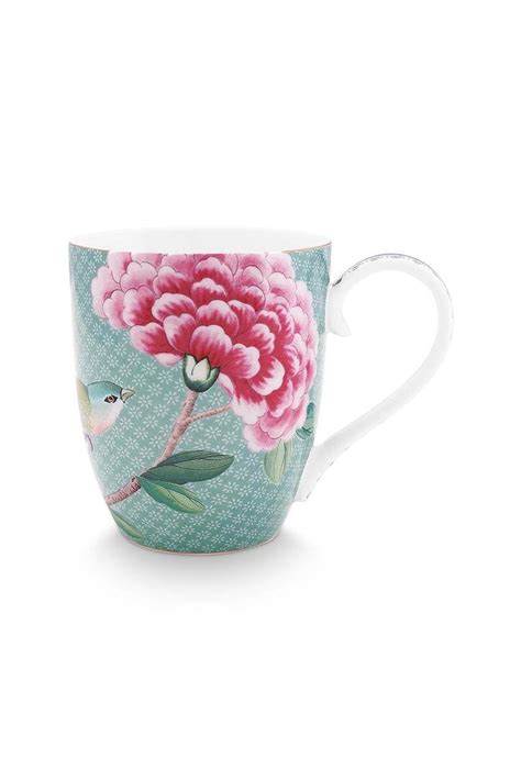 Pip Studio Blushing Birds Mug Xl Blue Pip Studio