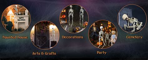 36 Skeleton Halloween Decorations 3ft Full Body Posable