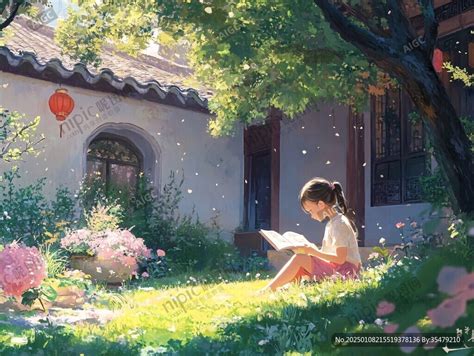 Ai创作图好看插画 唯美插画插画 唯美校园插画 本本插画小说封面插画 唯美治愈画面 日系场景 唯美场景插图 唯美风插画 小说封面内页插画 唯美意境插画 午后的小女孩插画 插图配图壁纸美图 写实