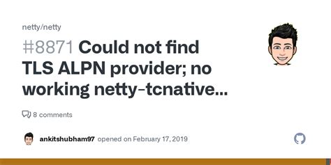 Could Not Find Tls Alpn Provider No Working Netty Tcnative Conscrypt