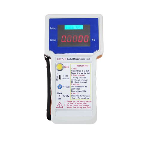 China Handheld Lightning Strike Counter Tester Manufacturers Factory