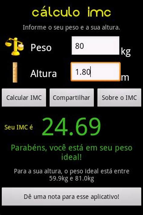 Android için Cálculo IMC APK İndir