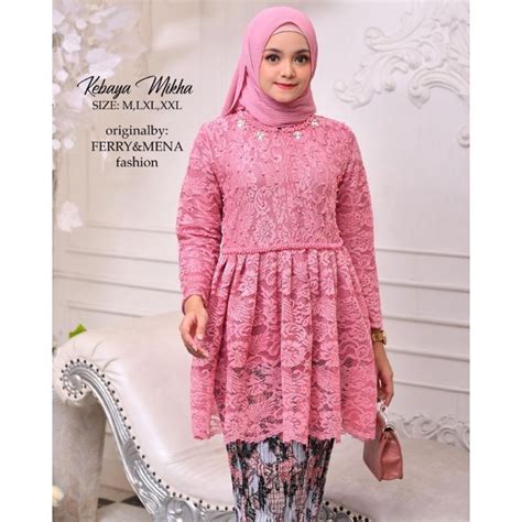 Jual Kebaya Wisuda Modern Payet Mutiara Baju Kebaya Kondangan Busuy