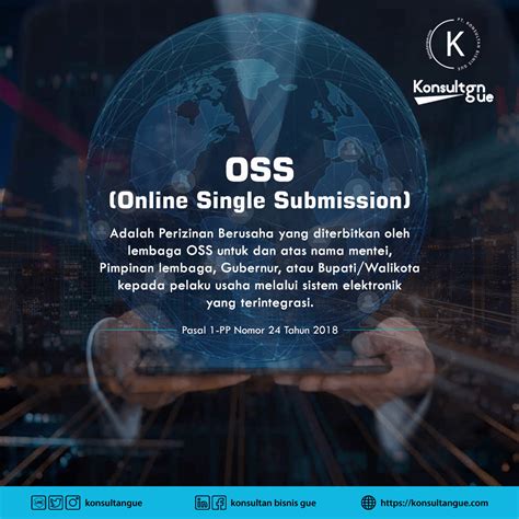 Apa Itu OSS Online Single Submission Konsultan Gue