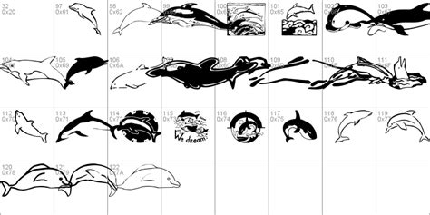 Dolphins Font Windows Font Free For Personal