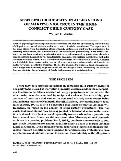 Fillable Online Assessing Credibility In Allegations Fax Email Print