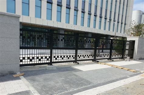 게이트 갤러리 슬라이딩 게이트and 대리석문주