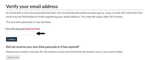 acoa direct two factor authentication email