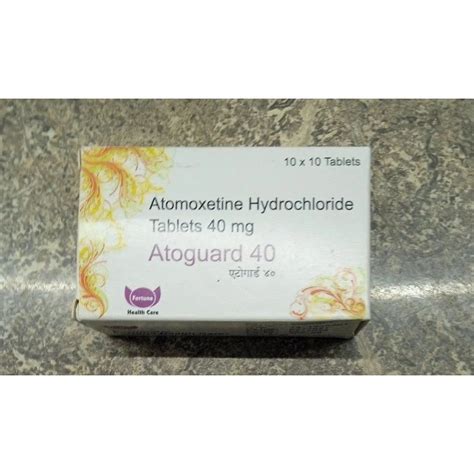 Atomoxetine Hydrochloride Tablets 40mg At Rs 40 Stripe Pharmaceutical Tablets In Nagpur ID