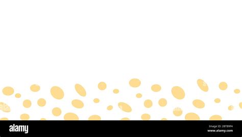 Seeing Spots Border Misshappen Yellow Spots On White Background