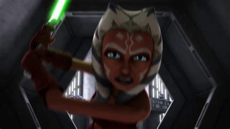 Ahsoka Tano Vs Asajj Ventress Clone Wars Season 1 YouTube