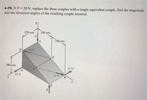Solved 4 P8 If P 20 N Replace The Three Couples With A Chegg Com