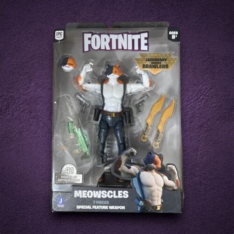 Fortnite Legendary Series Brawlers Meowscles Action Figure 7in
