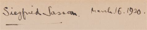 Siegfried Sassoon Signed Book Counter Attack And Other Poems Rr
