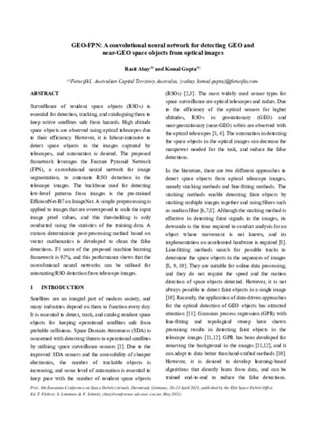 Pdf Geo Fpn A Convolutional Neural Network For Detecting Geo And