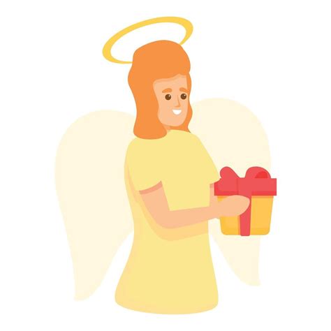 T Angel Icon Cartoon Style 14349274 Vector Art At Vecteezy