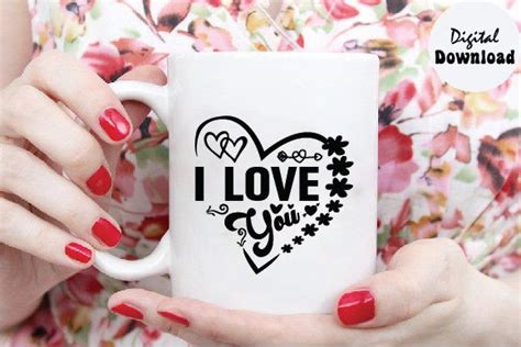 I Love You Svg Valentine S Day Svg Graphic By Svg Design Hub Creative Fabrica