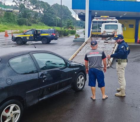 Motorista Ultrapassa Viatura Da Prf E Acaba Com O Carro Apreendido Na