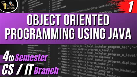object oriented programming using java polytechnic 4th semester