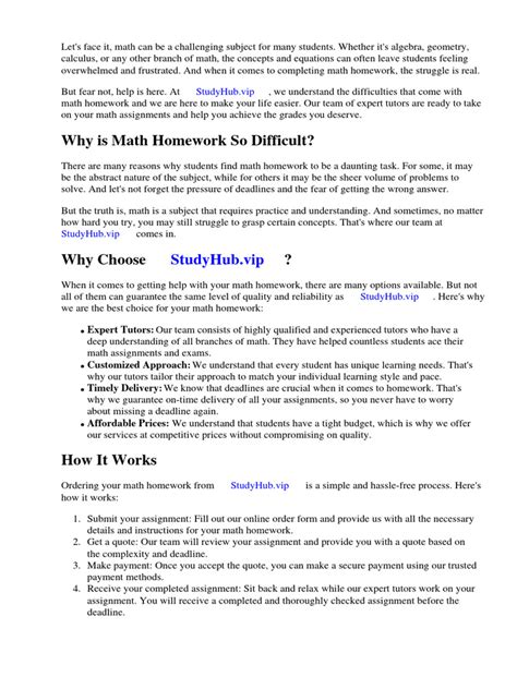 Pay To Do Your Math Homework Pdf Mathematics Homework
