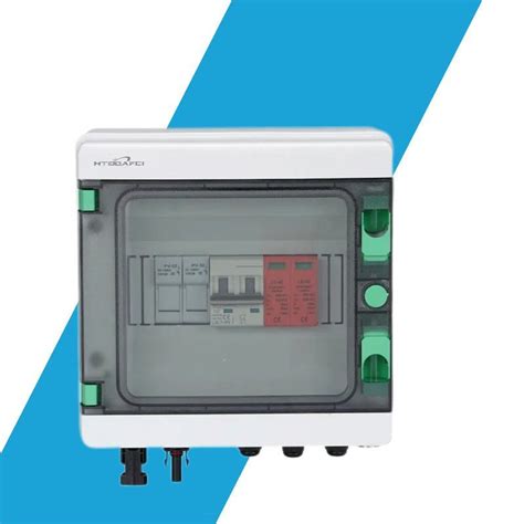 Htpv 11 Series Solar Pv Dc Combiner Box 1input 1 Output Way Plastic Combiner Box Pv Combiner