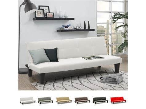 Canapé clic clac convertible places similicuir topazio Modus Sofà Conforama
