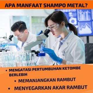 Jual Shampo Penumbuh Rambut Cepat Panjang Long Life Shampoo Metal