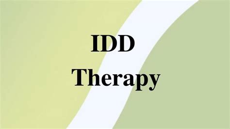 Idd Therapy