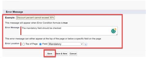 Salesforce Checkbox Validation Rule Salesforce Checkbox Validation Rule