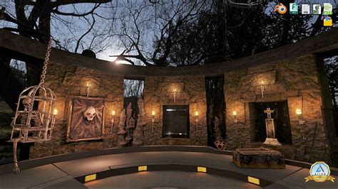 3d Model Haunting Spooky Dungeon With Pbr Baked Textures Vr Ar Low