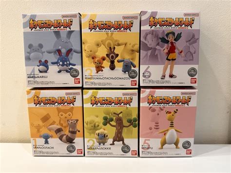 โมเดลฟิกเกอร์เเท้100pokemonโปเกมอน Pokemon Scale World Figure Johto