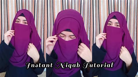 Instant Niqab Tutorial || Niqab Style 2023 || zainab__ - YouTube
