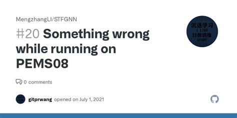 Something Wrong While Running On PEMS Issue MengzhangLI STFGNN GitHub