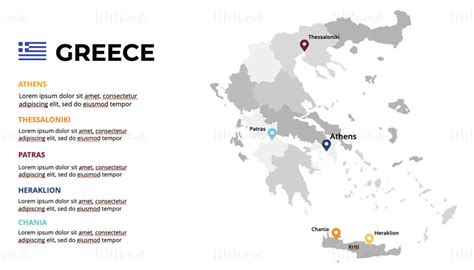 Greece Infographics Map Editable Ppt And Keynote