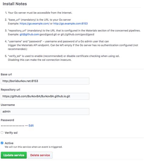 Github Integration Wont Deliver Wbhooks Last Delivery Was Not