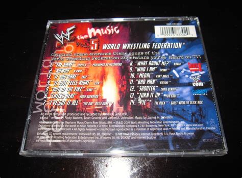 Yahoo オークション Wwe Cd 「wwf The Music Vol 5」